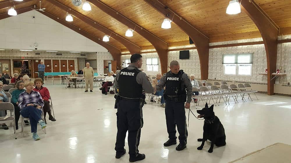 Crestwood Village II K-9 Unit Demonstration & Donation