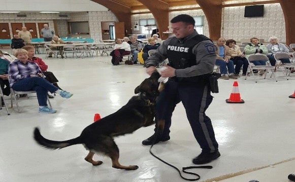 Crestwood Village II K-9 Unit Demonstration & Donation
