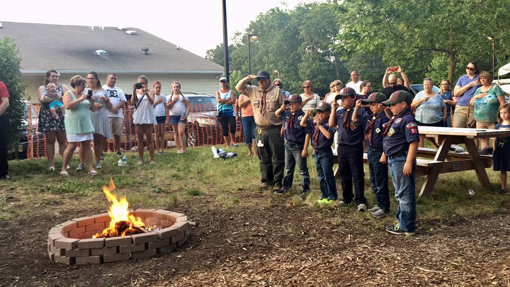 Boy Scouts Show Us How To Retire Flags With Dignity