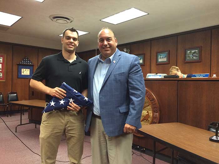 Lacey Thanks Vet Who Replaced Trump Flag - Jersey Shore Online