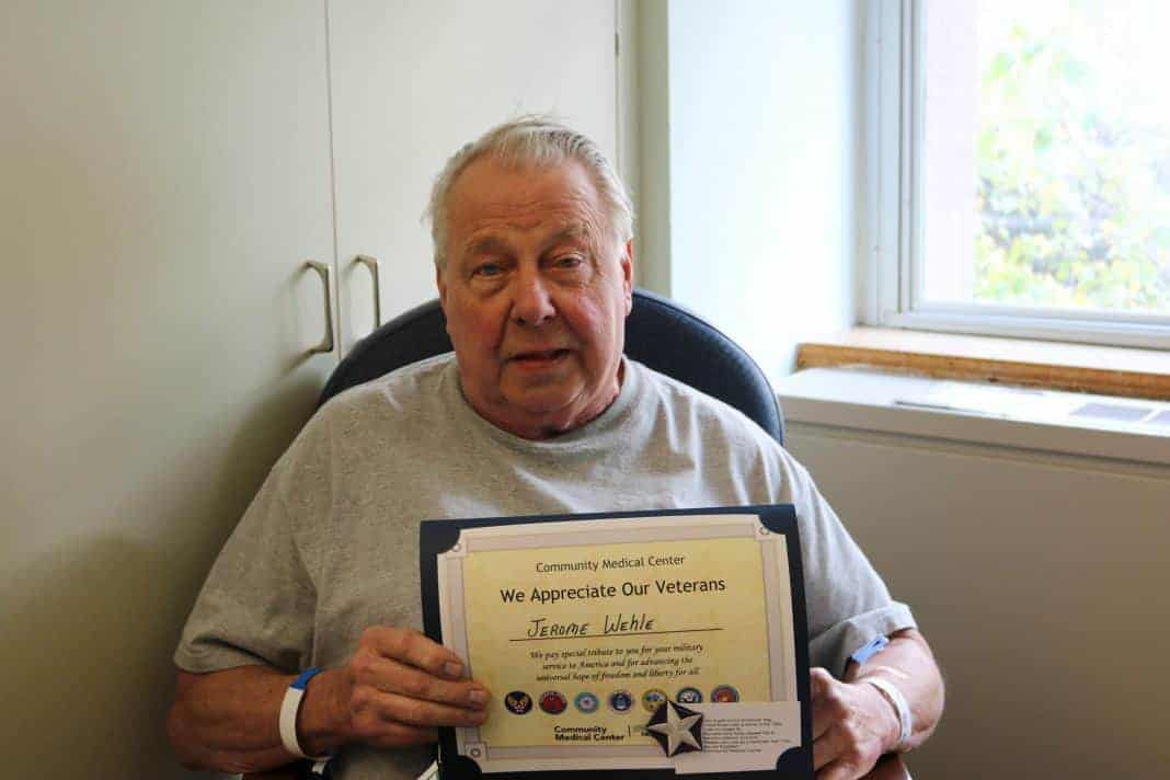 Navy Veterans Honored During Stay At Community Medical Center