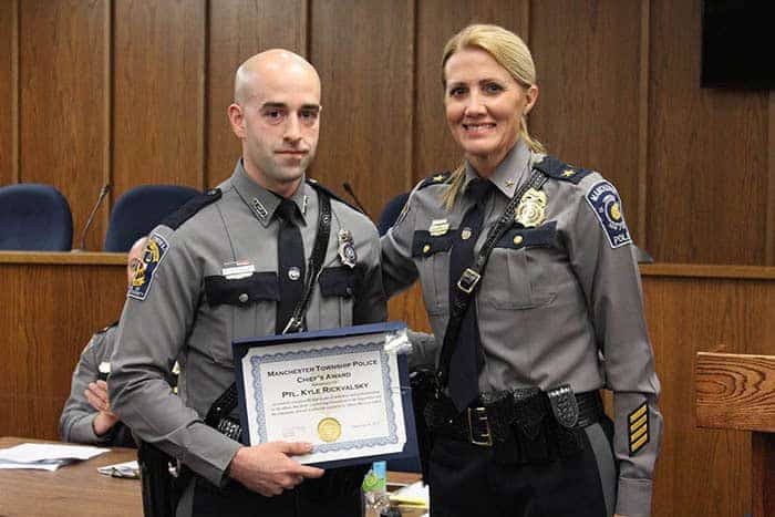 Manchester Officer Honored With Chief’s Award - Jersey Shore Online