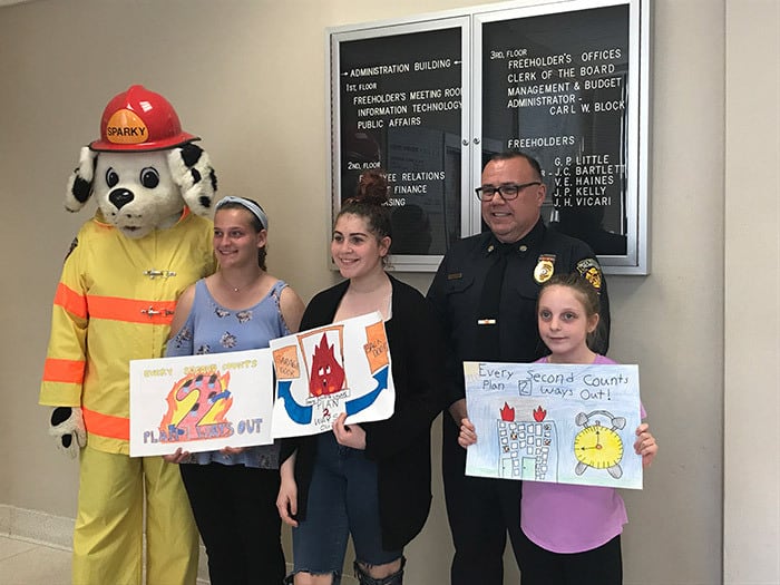 Brick Locals Win Fire Prevention Poster Contest - Jersey Shore Online