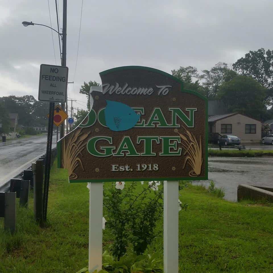 Ocean Gate Sign Keeps Getting Vandalized - Jersey Shore Online