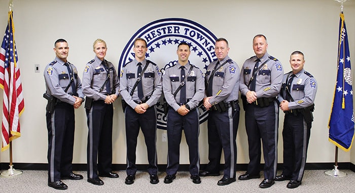 Manchester Police Swear In Two New Officers - Jersey Shore Online