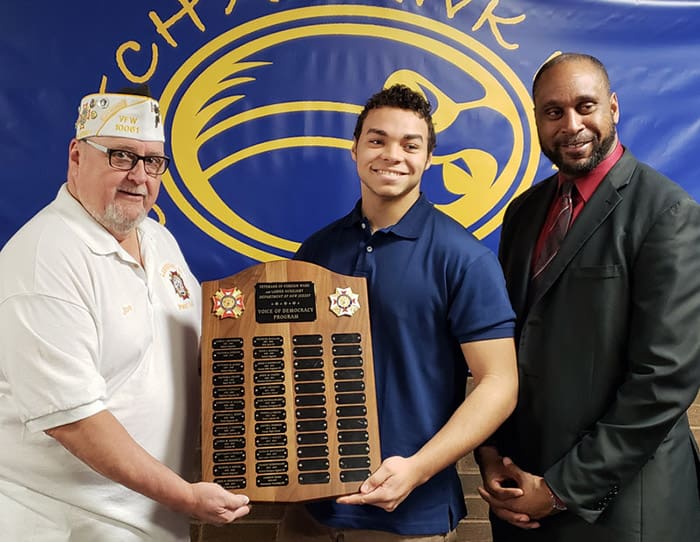 MTHS Senior Andrew Dodd Wins State VFW Contest - Jersey Shore Online