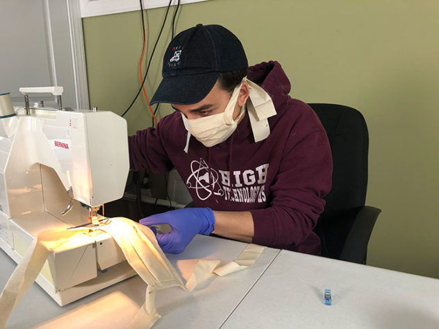 Student Spends 24 Hours Making Protective Masks - Jersey Shore Online