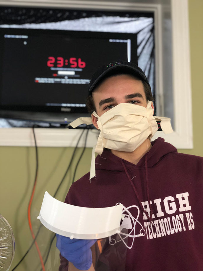 Student Spends 24 Hours Making Protective Masks - Jersey Shore Online