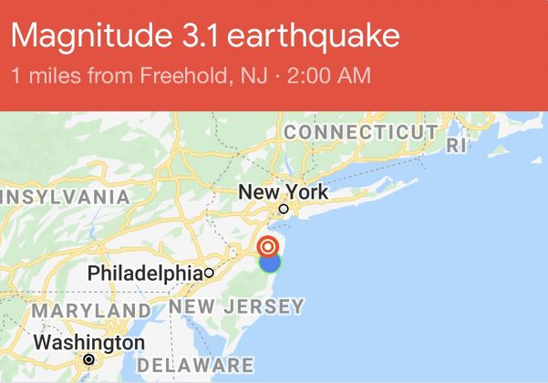 USGS Reports 3.1 Magnitude Earthquake in New Jersey - Jersey Shore Online