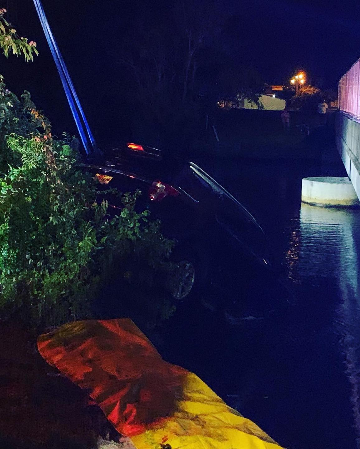 First Responders Rescue Submerged Car - Jersey Shore Online