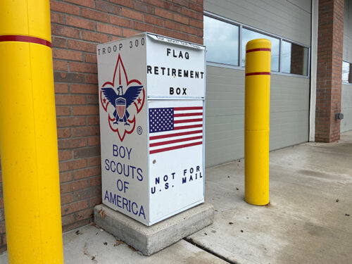 Retirement Box Continues To Collect Flags One Year Later - Jersey Shore ...