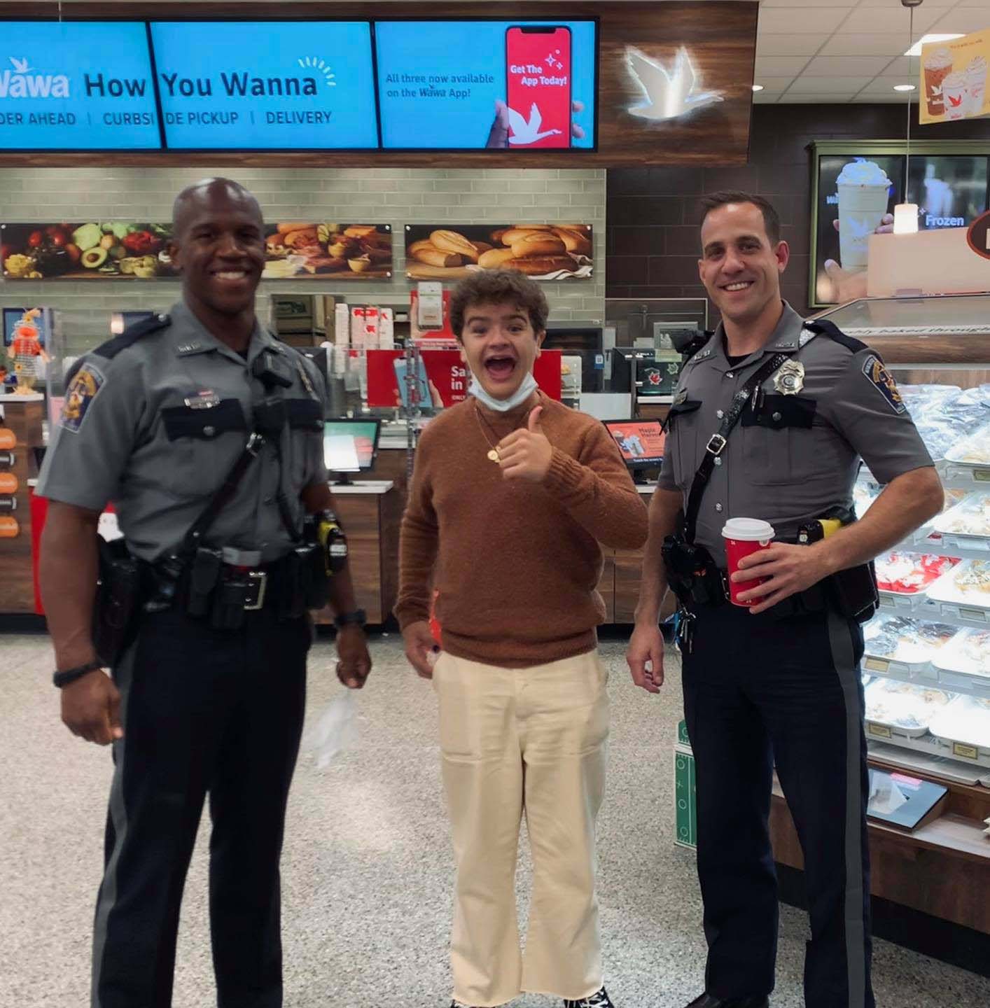 Local Officers Meet “Stranger Things” Star At Wawa - Jersey Shore Online