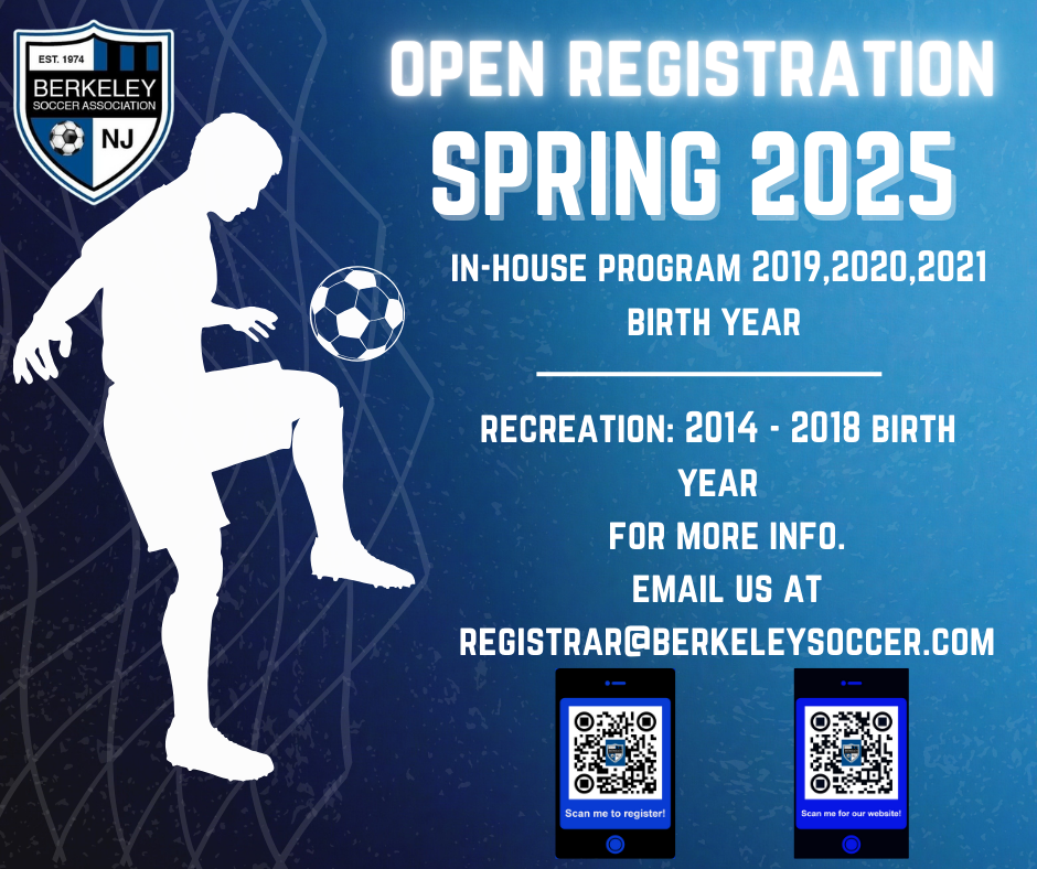 Berkeley Soccer Association Spring Registration - Jersey Shore Online