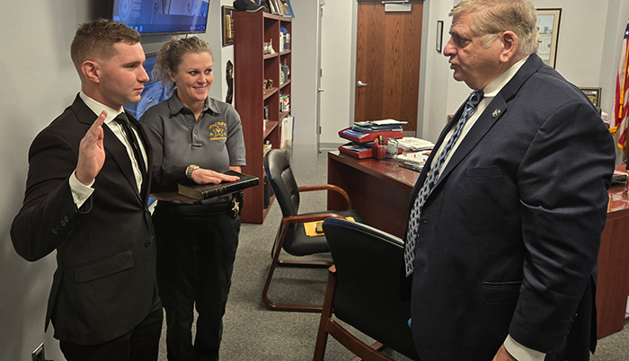 Ocean County Sheriff Swears In New Recruit - Jersey Shore Online