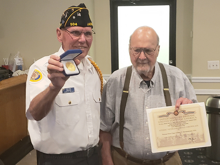 Atomic Veteran Recognized By American Legion - Jersey Shore Online